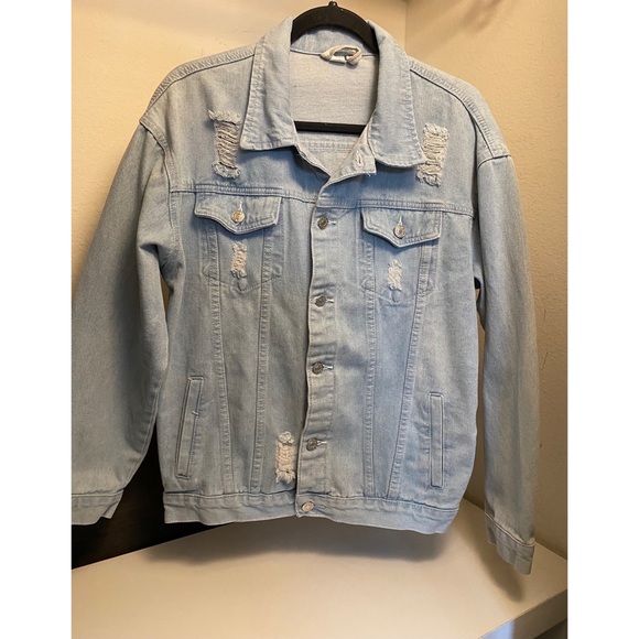 Jackets & Coats | Mens Light Blue Jean Jacket | Poshmark